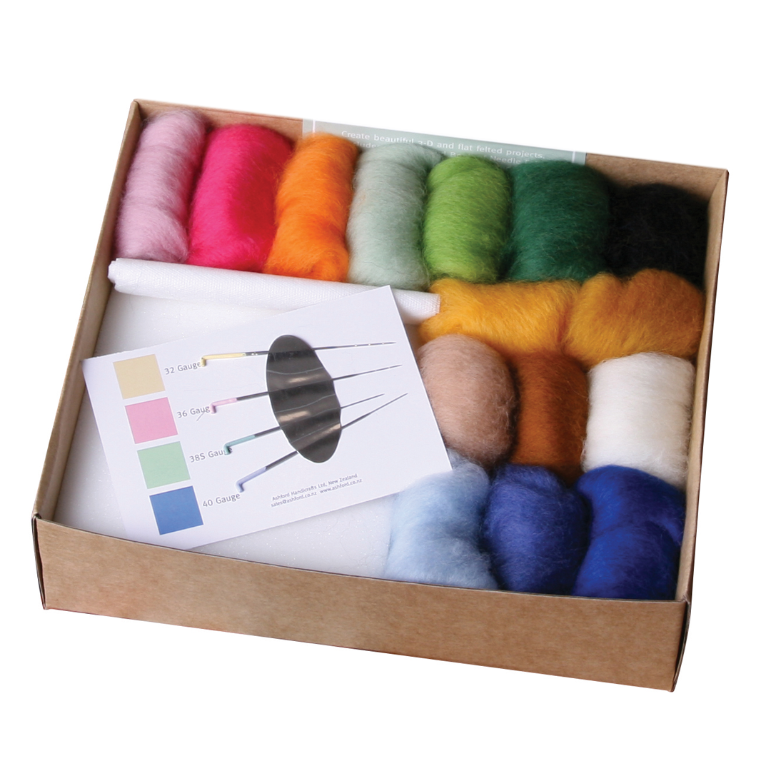 Needle Felting Starter Kit including 112-page project book – Make ...