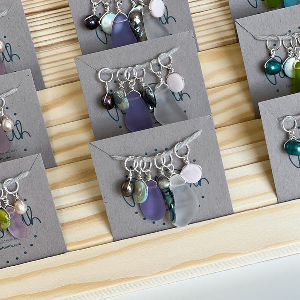 Beachcomber Stitch Markers Sets - each set includes 6 makers made from ...